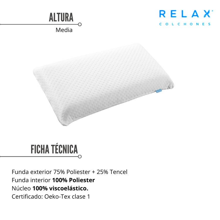 Oferta Almohada Látex Cervical Triplex De Pardo | Dermacolchón